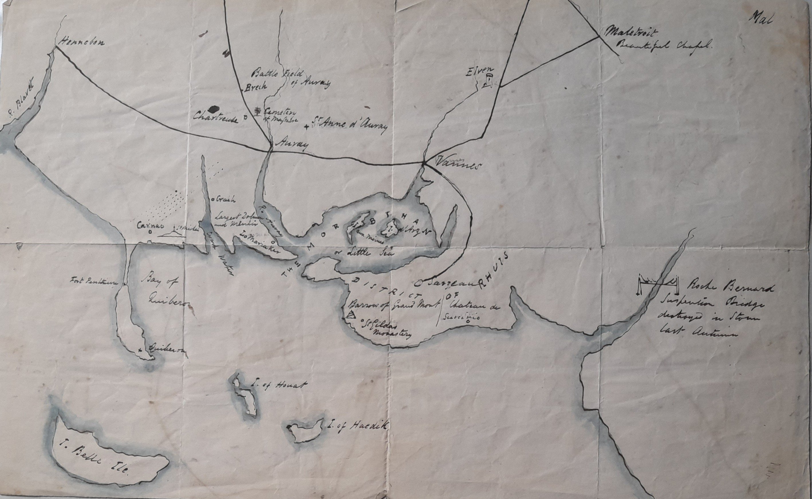 The hand-drawn map | ronsartblog